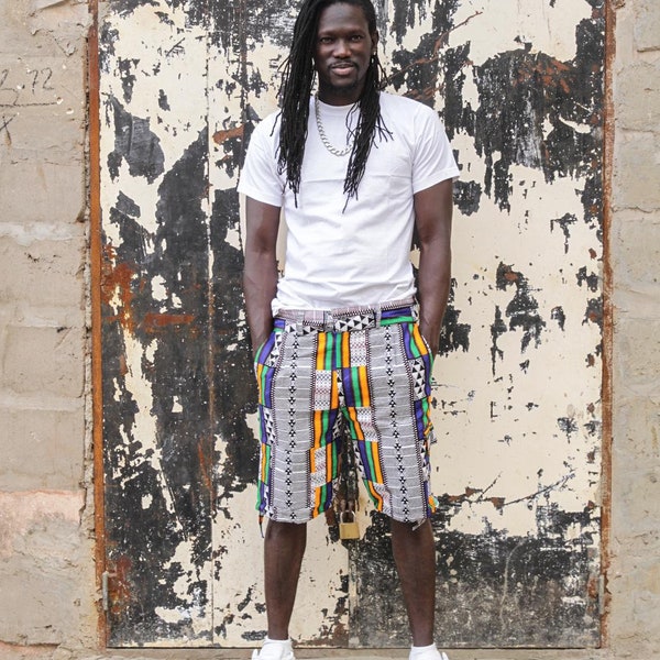 African Print Shorts - Etsy