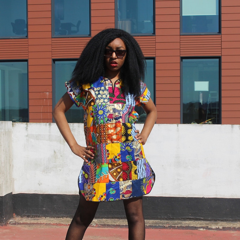 Patchwork Dress - Etsy