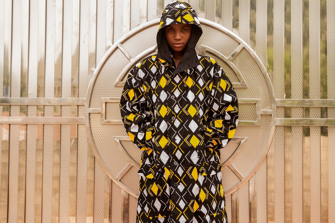 African Parka, Winter Parka, African Coat / Colorful Winter Coat in ...