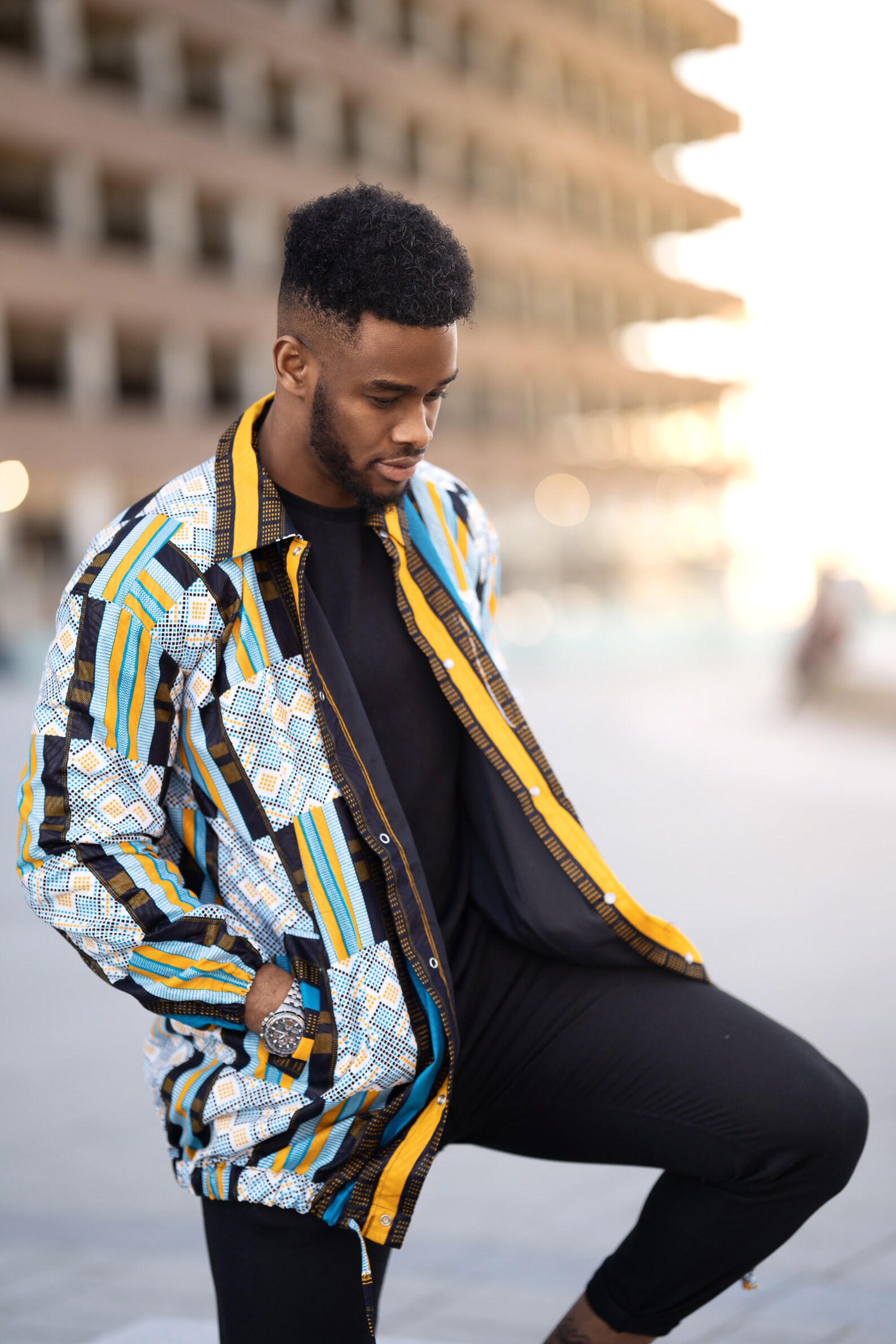 African Coat, African Puffer Jacket in Amazing Kente Print / Aztec ...