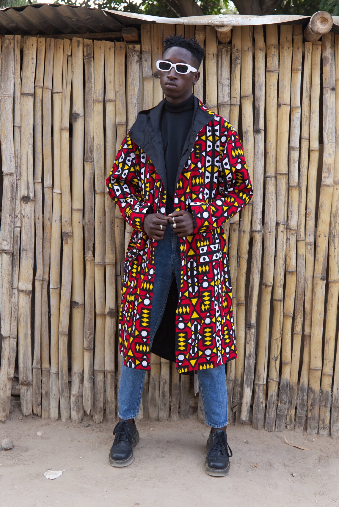African Winter Parka African Winter Coat / Colorful Winter - Etsy