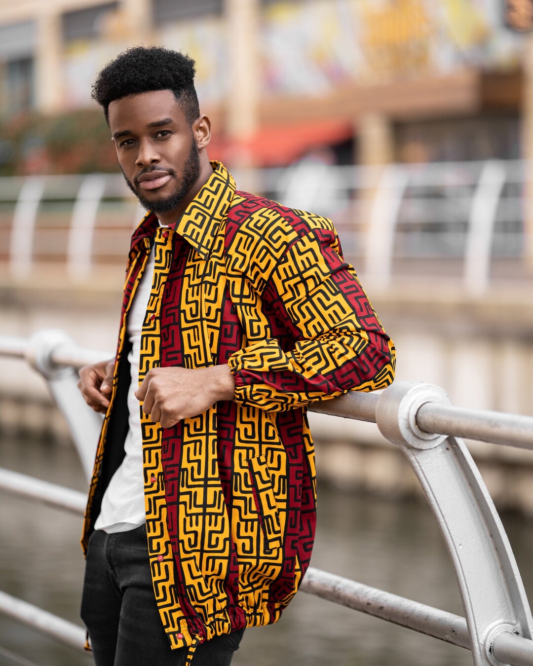 African Puffer Jacket, Winter Jacket in Amazing Kente Print / Aztec ...