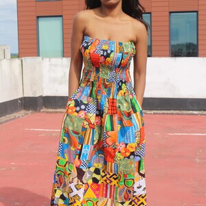 Patchwork Dress African Dress African Print Dress Ankara Dress | Etsy