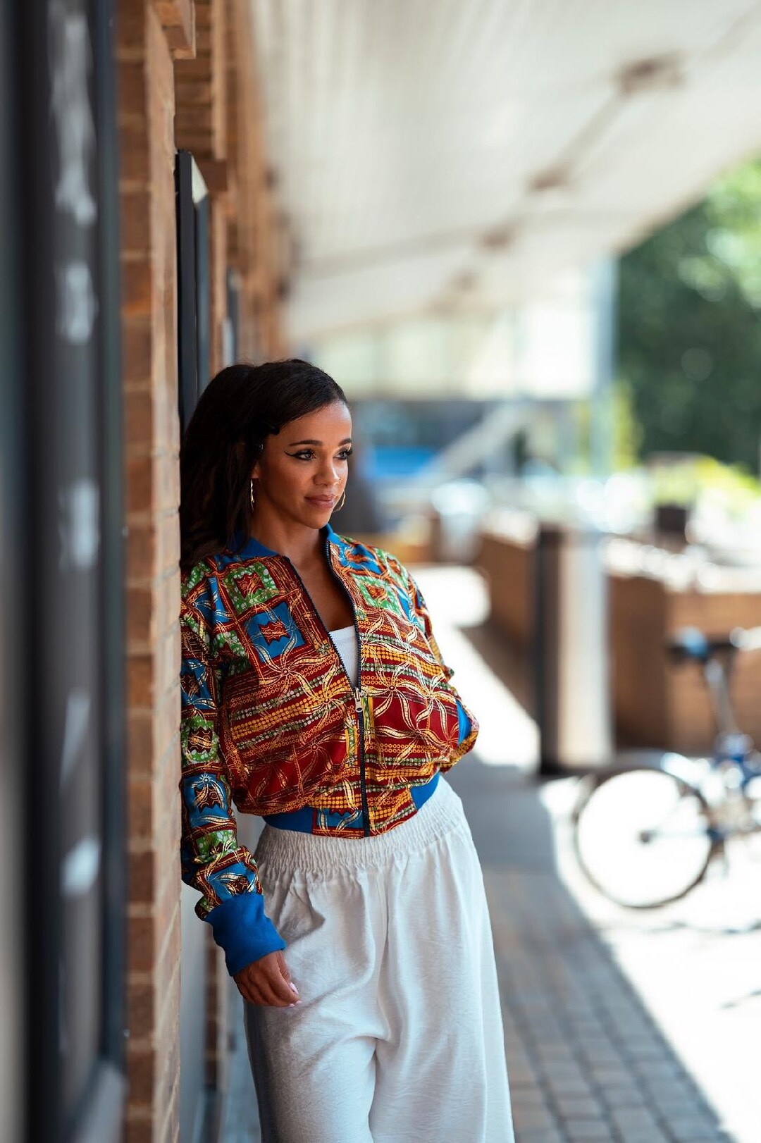 African Bomber Jacket - Gold Jacket - Metallic Jacket - Festival ...