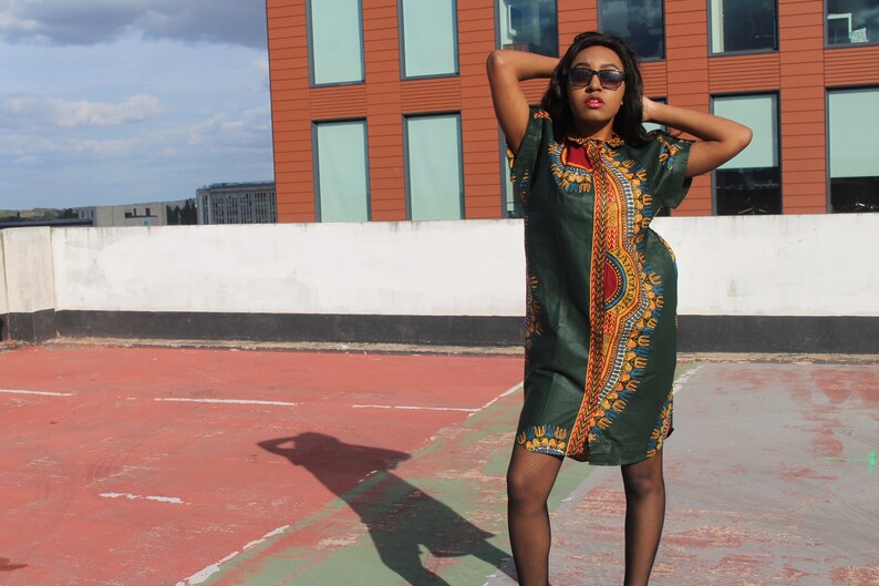 Dashiki Dress Dashiki Shirt Dress Ankara Shirt Dress African Dress - Etsy