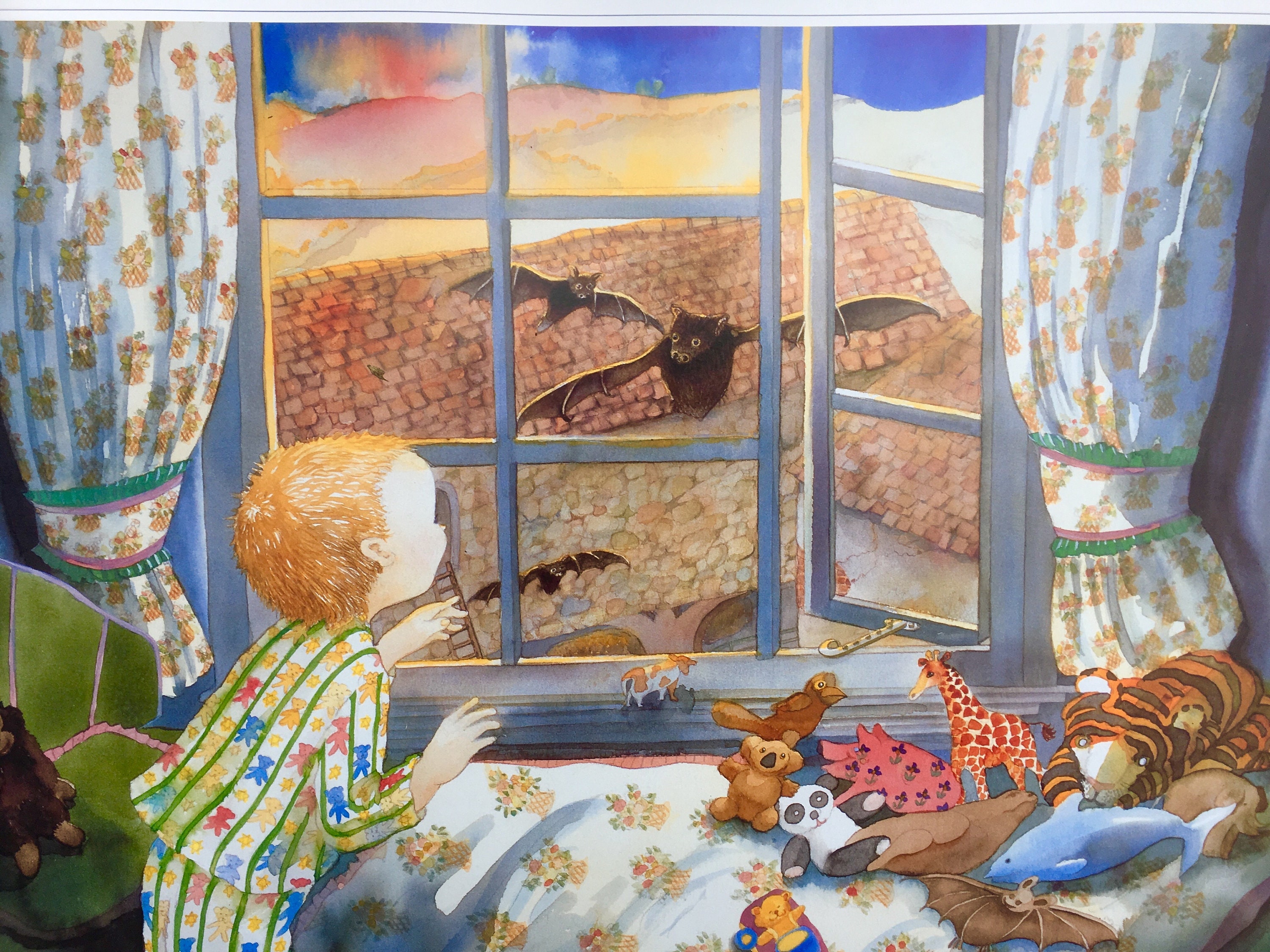 Boy at Window Charming Print From Original Painting - Etsy