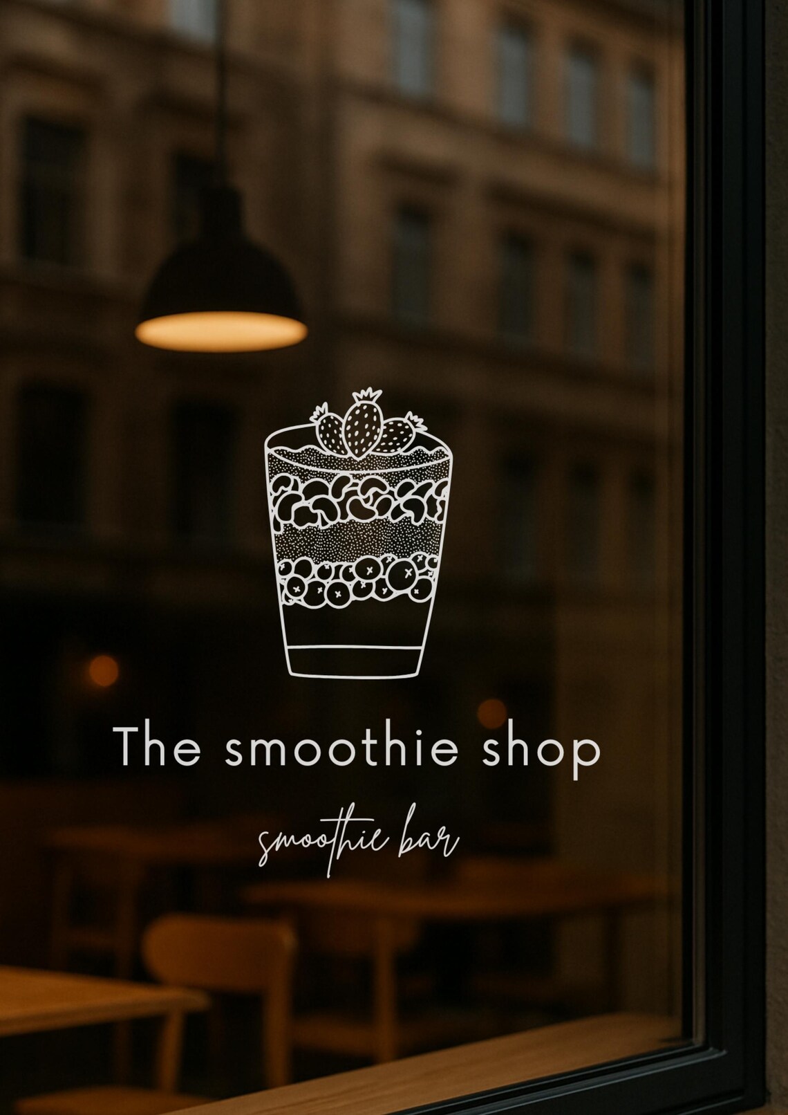 The Smoothie Shop - Logo for Smoothie Bars, Juice Cafés, and Wellness ...