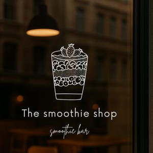 The Smoothie Shop - Logo for Smoothie Bars, Juice Cafés, and Wellness ...