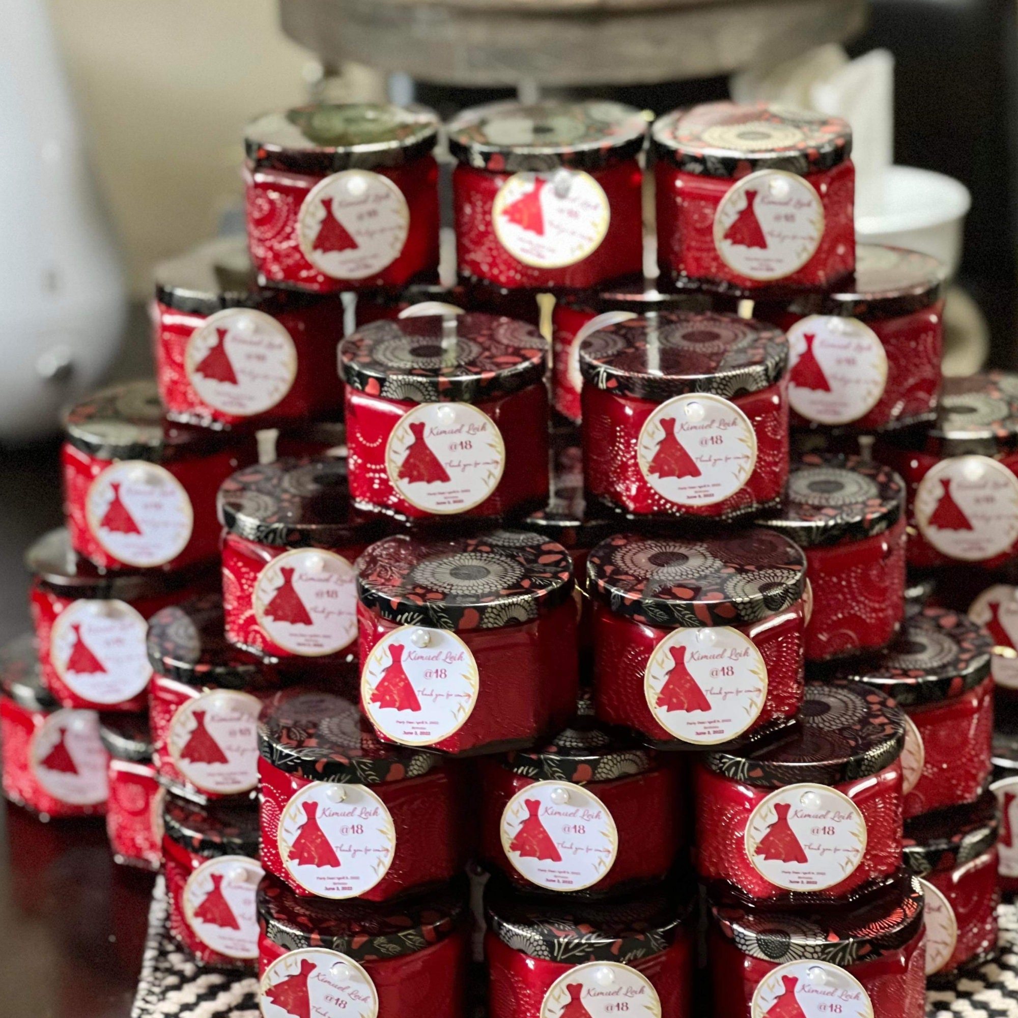 18th Birthday Personalized Gift Tags for Favors, Debut Tag, Product Tag ...