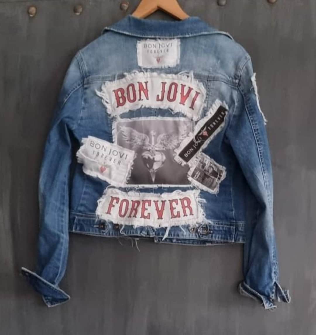Bon Jovi Forever Jacket 2025 Jon Bon Jovi Album Forever Merchandise Bon Jovi Jon Bon Jovi ...