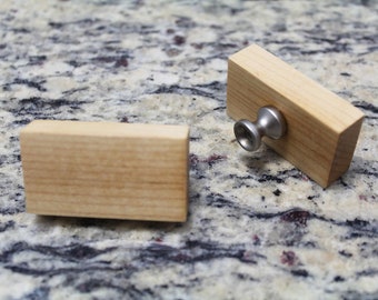 Wooden drawer pulls | Etsy