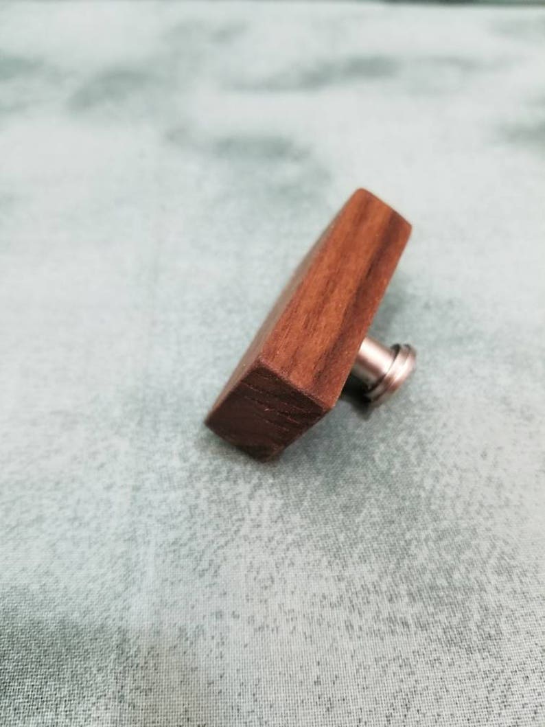 Walnut Drawer Pulls // Simply Wooden Draw Pulls // Modern - Etsy