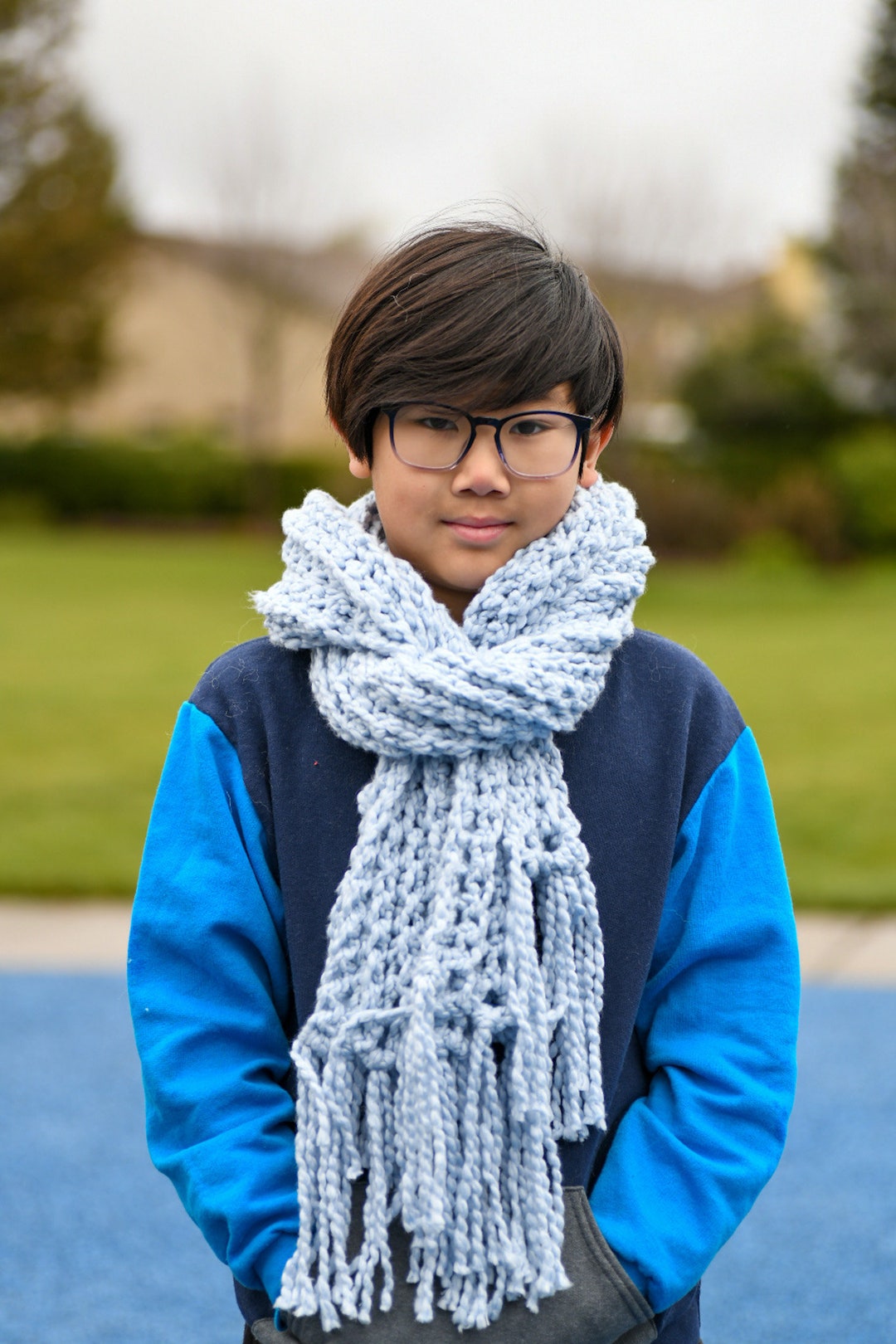 Crochet Chunky Scarf PATTERN | Crochet Pattern | Crochet Scarf Pattern ...