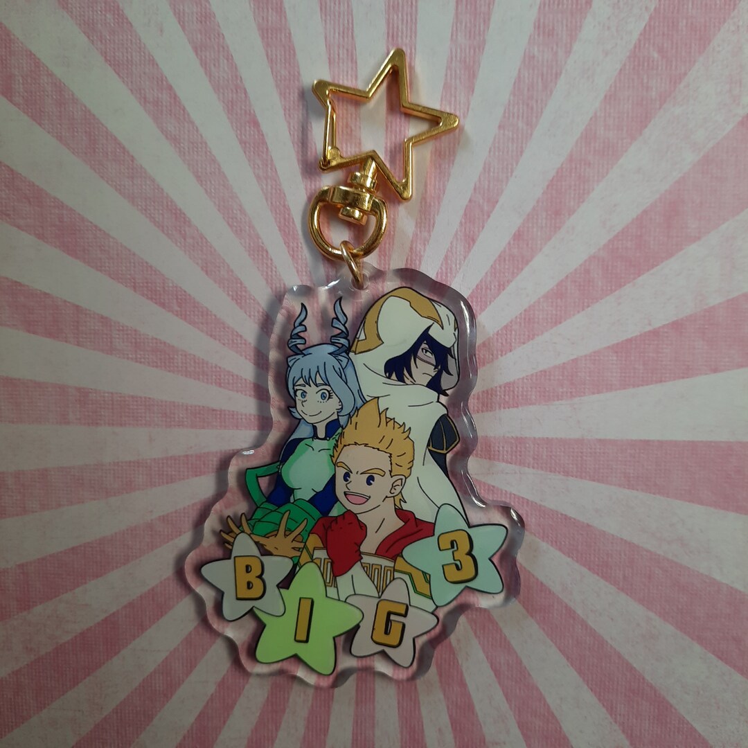 Acrylic Keychain - Big 3 MHA - Etsy