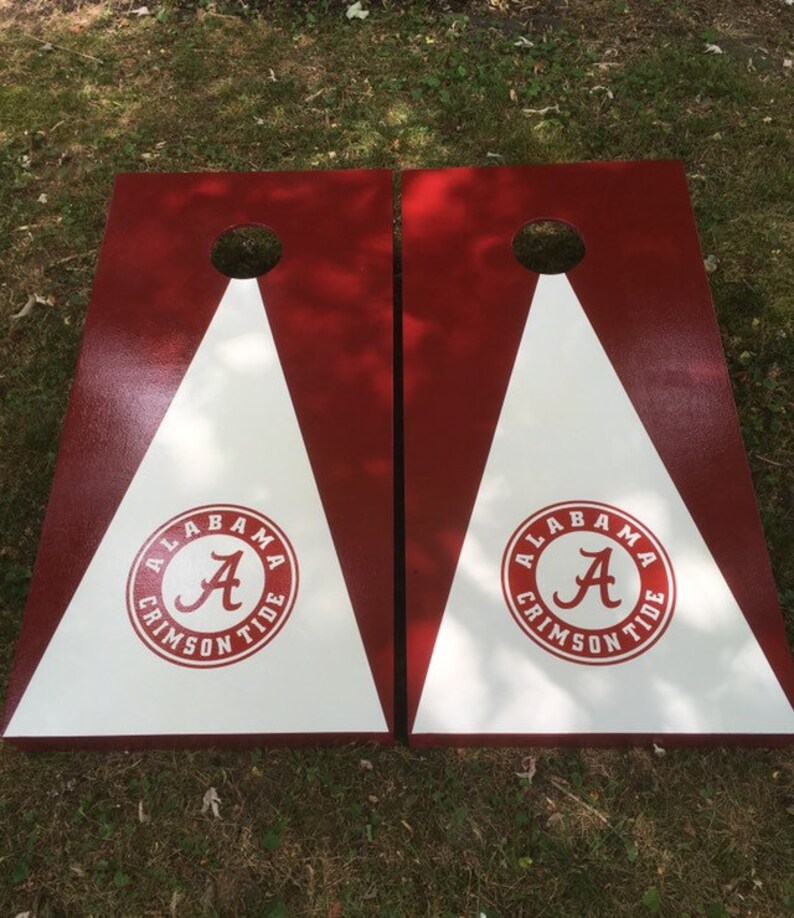 Painted Cornhole Boards Alabama - Etsy