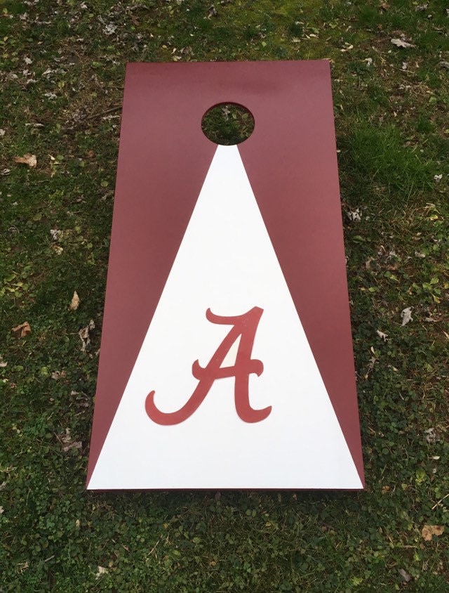 Painted Cornhole Boards Alabama - Etsy
