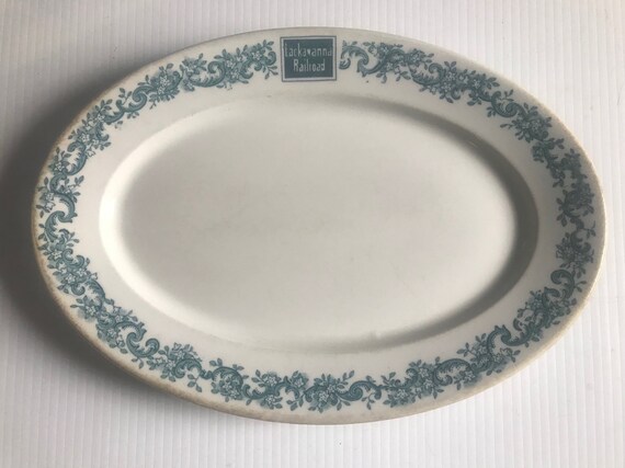 Vintage Lackawanna Railroad Pottery Platter 1910 | Etsy