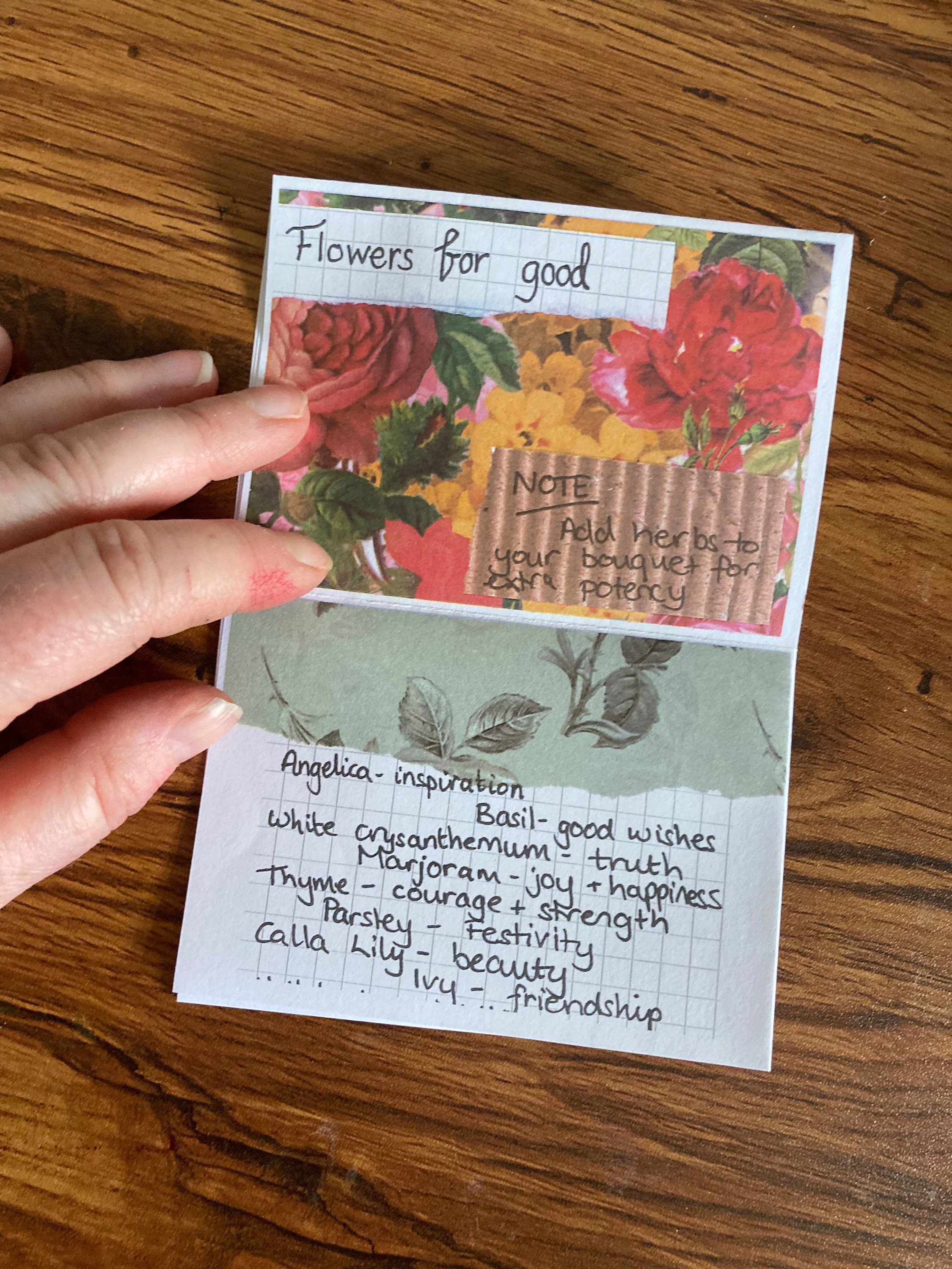 The Little Zine of the Language of Flowers - Etsy