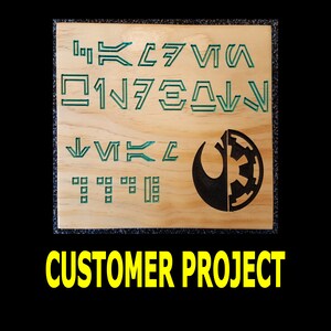DXF SVG - Aurebesh Alphabet - Digital File - Etsy