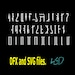 DXF SVG - Mandalorian Alphabet - Mando'a - Digital File - Etsy