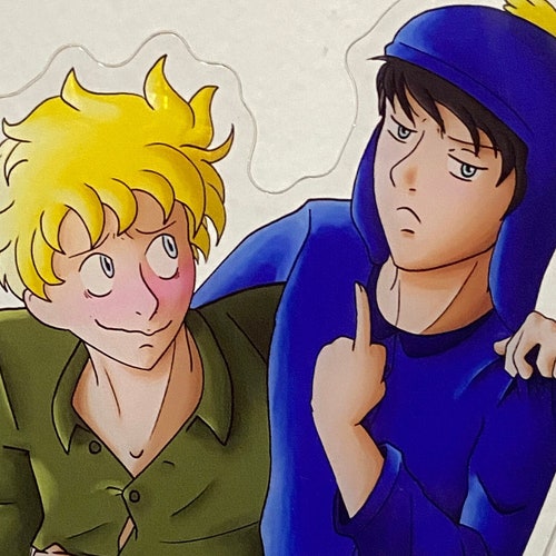 South Park Cup Craig and Tweek Keychain Charm Craig X Tweek | Etsy