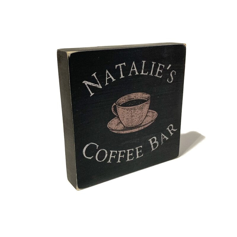 Wooden Coffee Sign - Etsy