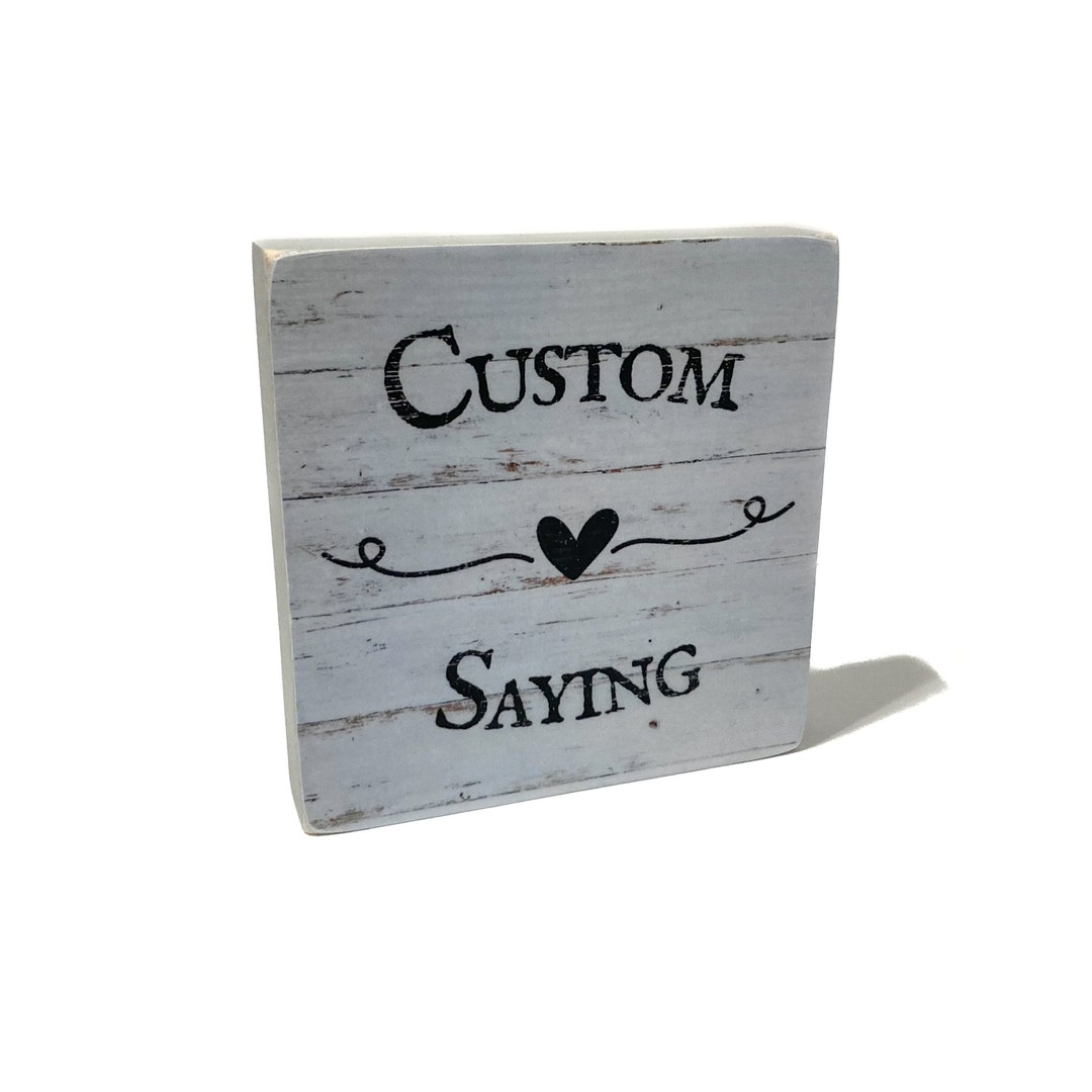 Small Custom Gift Mini Wooden Sign Personalized Small Mother's Day ...