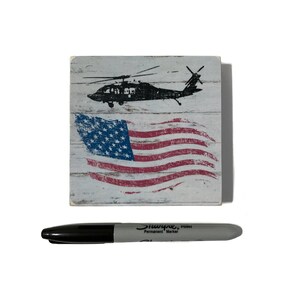 Blackhawk Helicopter Desk Sign Military Aircraft Gifts for Military ...