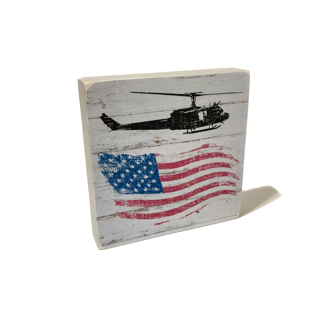 Bell Huey UH-1 Helicopter Desk Sign Military Aircraft Gifts for ...
