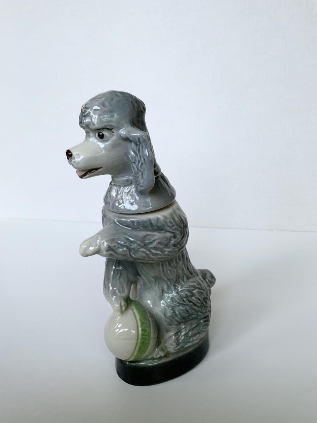 Vintage 1970s Jim Beam Decanter Penny Poodle Ceramic Dog Statue Empty ...