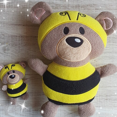 Teddy Embroidery Machine ITH Pattern Memory Bear Stuffie Plush - Etsy