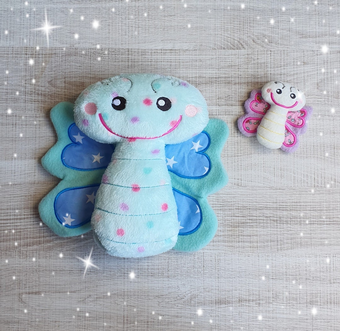 Butterfly Stuffie ITH Embroidery Machine Pattern - Etsy