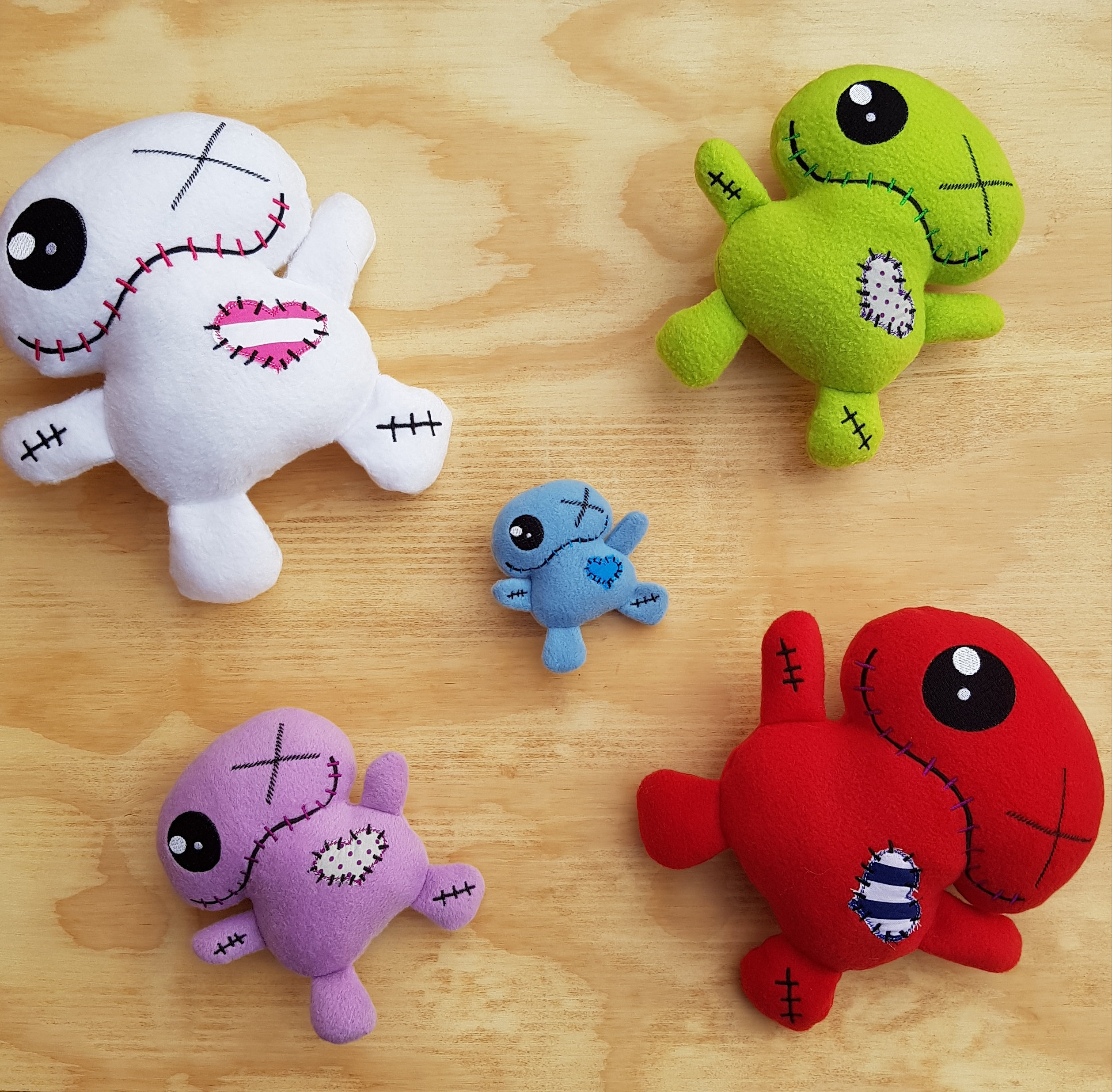 Patchwork Voodoo Doll ITH Embroidery Machine Pattern - Etsy Australia