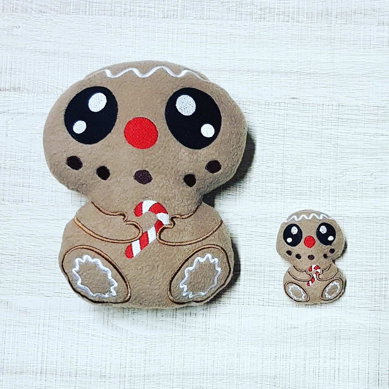 Gingerbread Baby ITH Embroidery Machine Pattern - Etsy