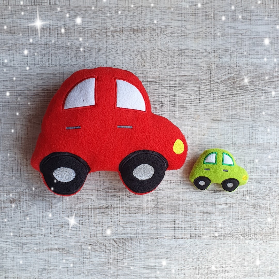 Car Stuffie ITH Embroidery Machine Pattern - Etsy