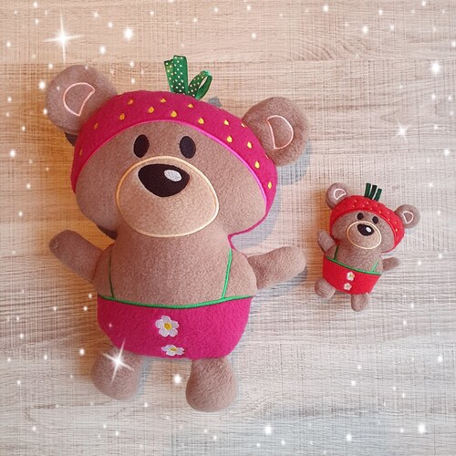 Teddy Embroidery Machine ITH Pattern Memory Bear Stuffie Plush - Etsy