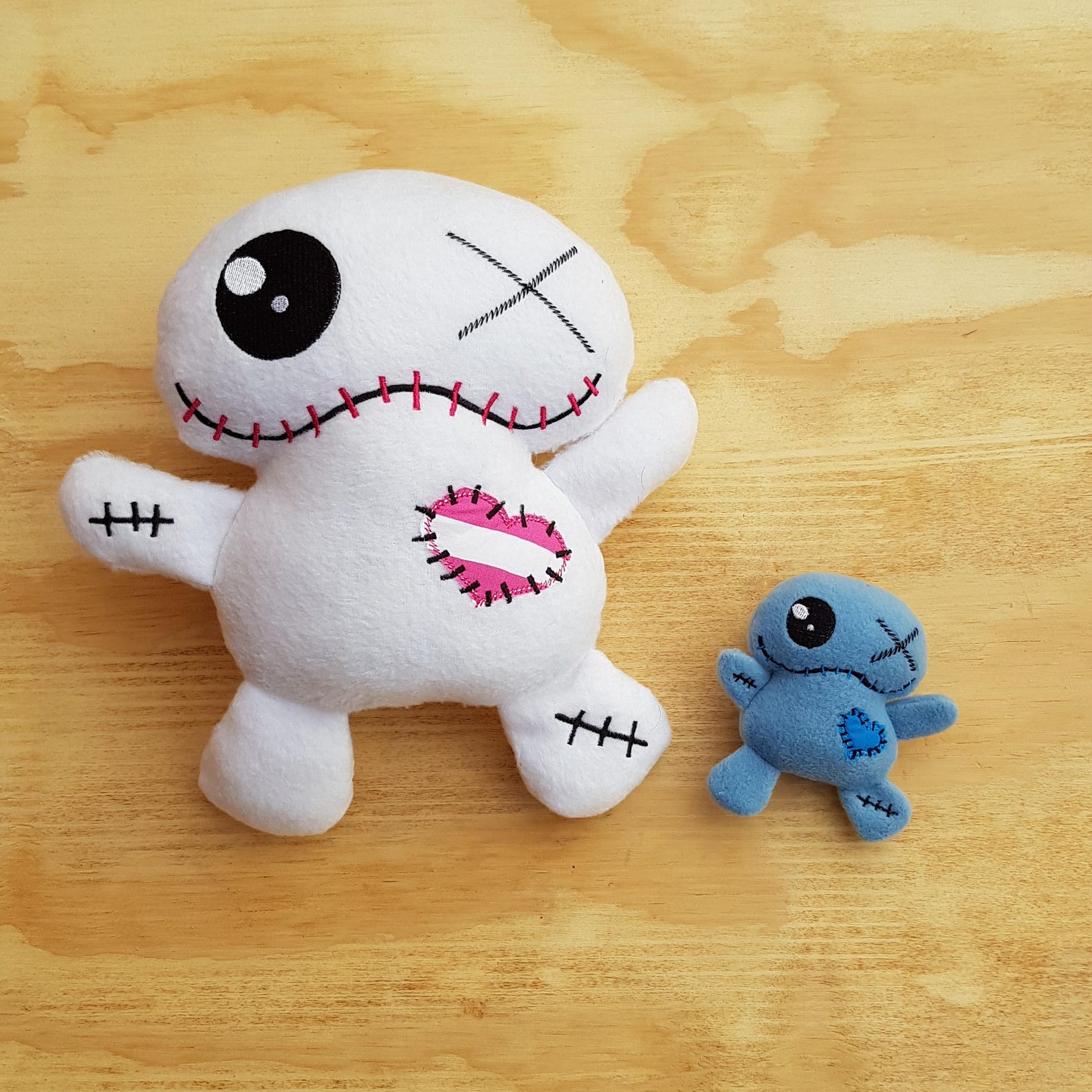 Patchwork Voodoo Doll ITH Embroidery Machine Pattern - Etsy Australia