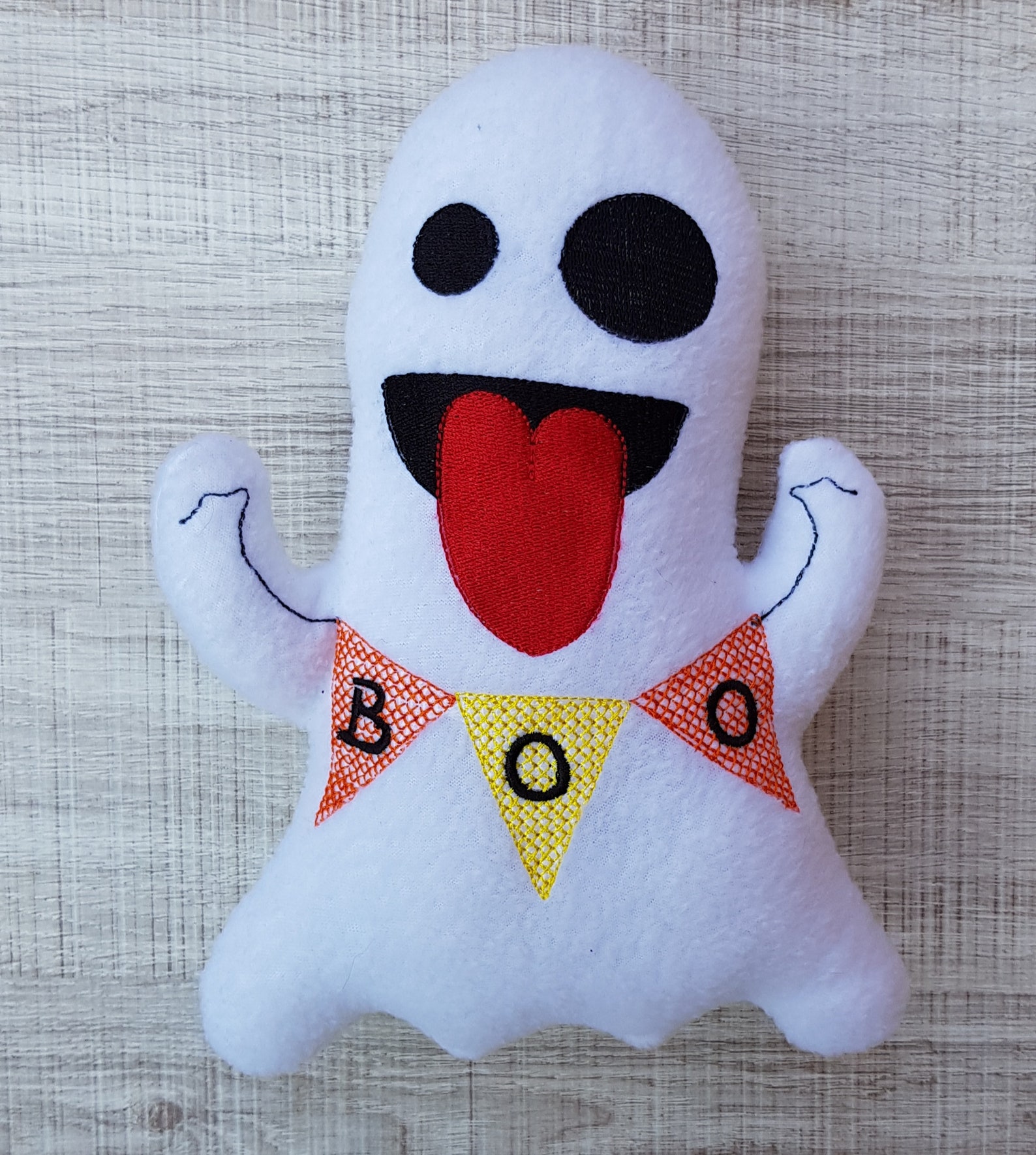 Ghost Halloween Stuffie ITH Embroidery Machine Pattern - Etsy