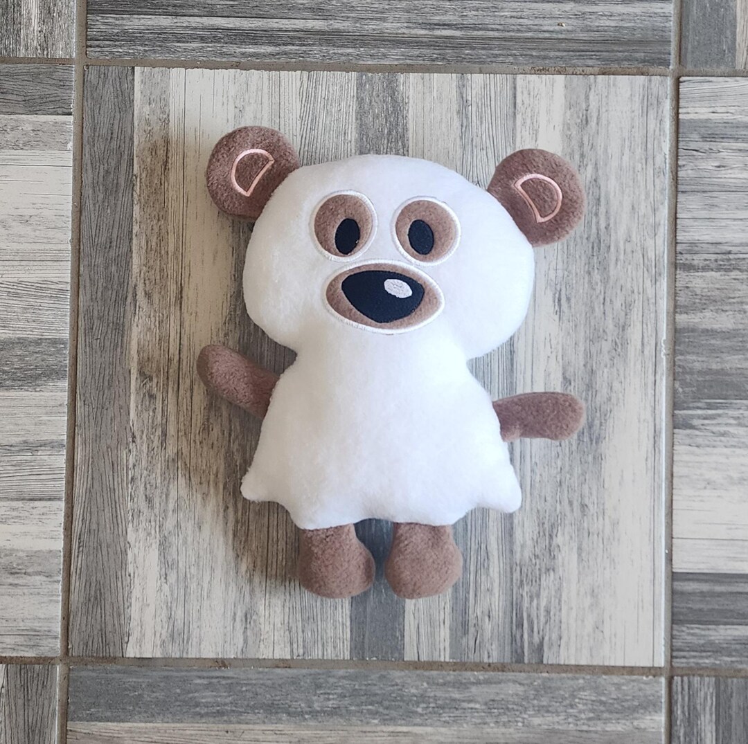 Spooky Ghost Teddy Bear Stuffie ITH Embroidery Machine Pattern - Etsy