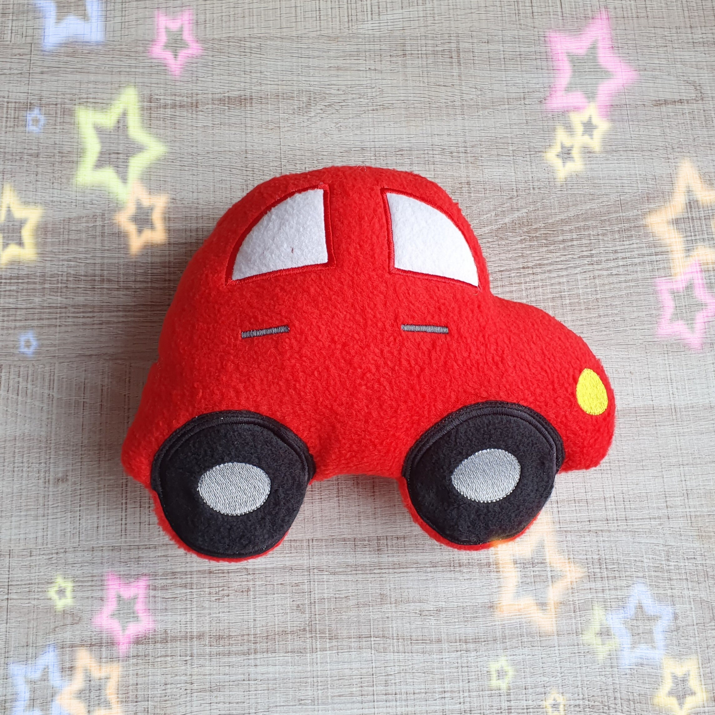 Car Stuffie ITH Embroidery Machine Pattern - Etsy