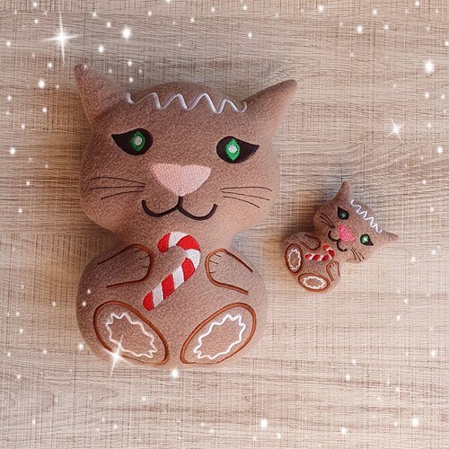 ITH Softie Cat Machine Embroidery - Etsy