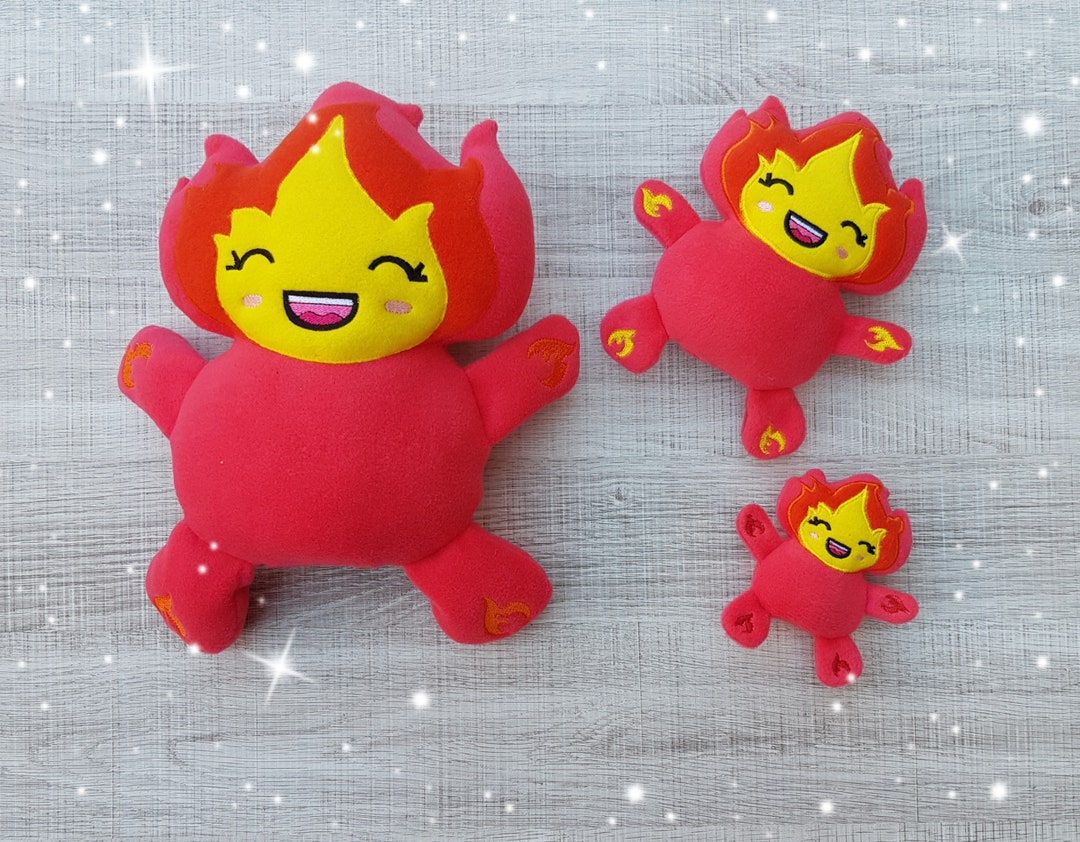 Bright Spark Fire Element Stuffie ITH Embroidery Machine Pattern - Etsy