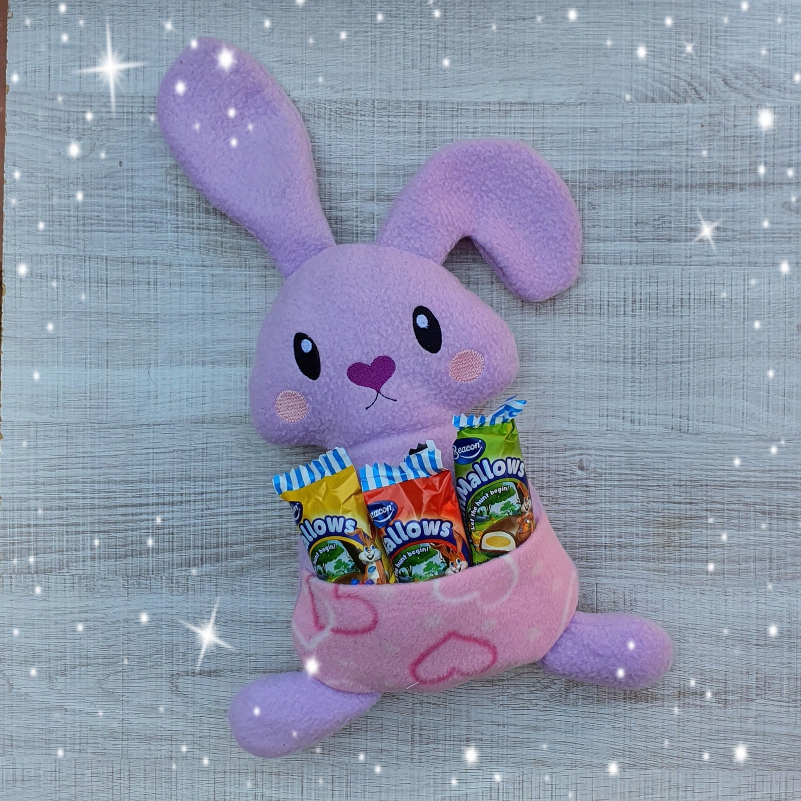 Pocket Easter Bunny Rabbit Stuffie ITH Embroidery Machine Pattern - Etsy