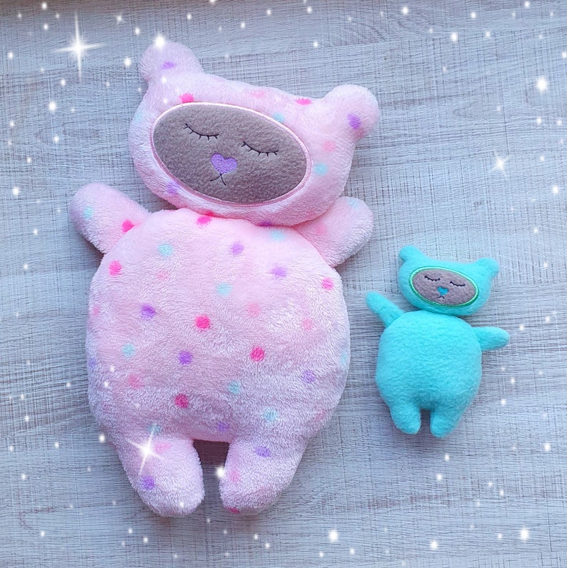 Sleepy Teddy Bear Stuffie ITH Embroidery Machine Pattern | Etsy