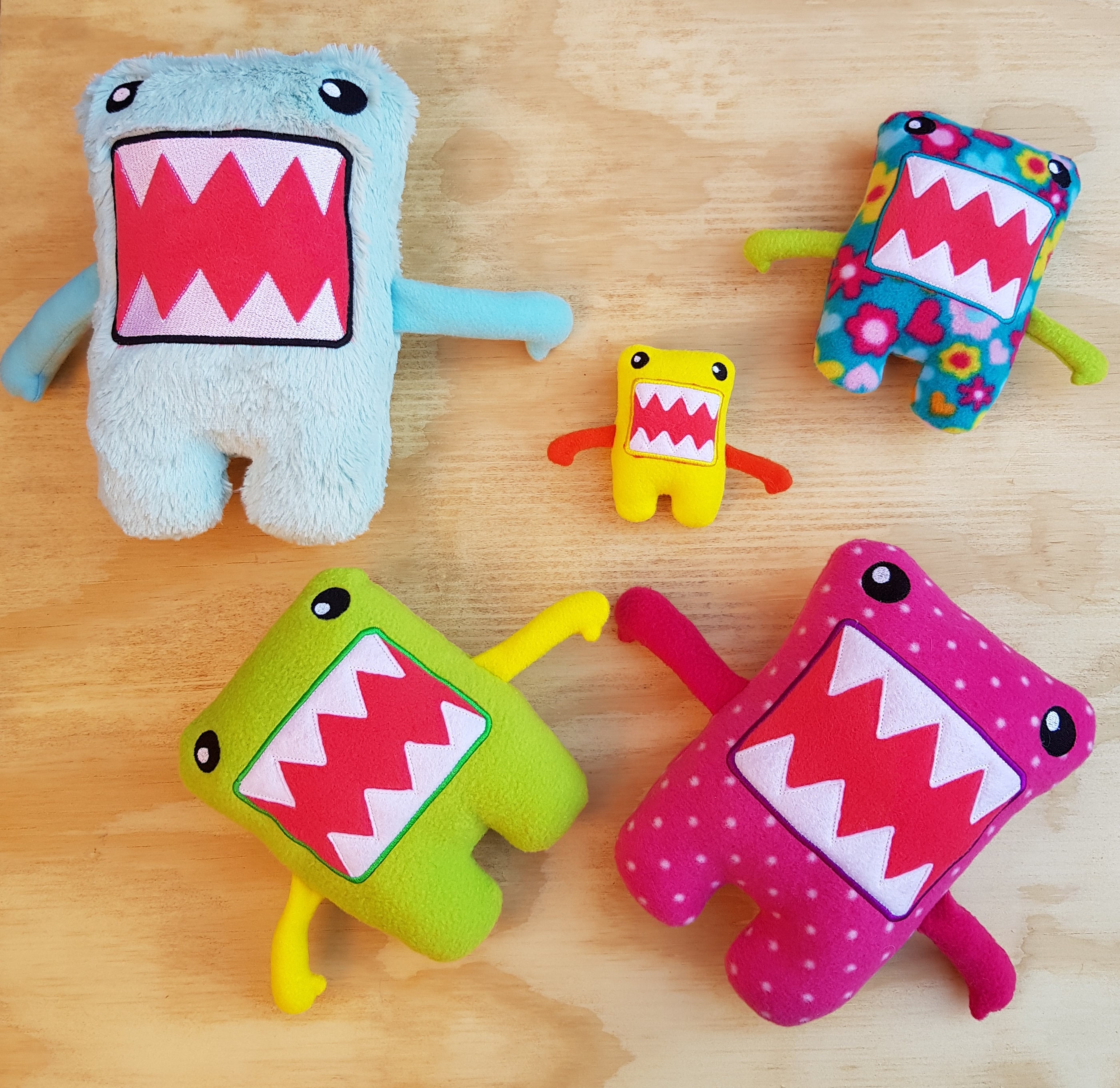 Munching Monster Stuffie ITH Embroidery Machine Pattern - Etsy Canada