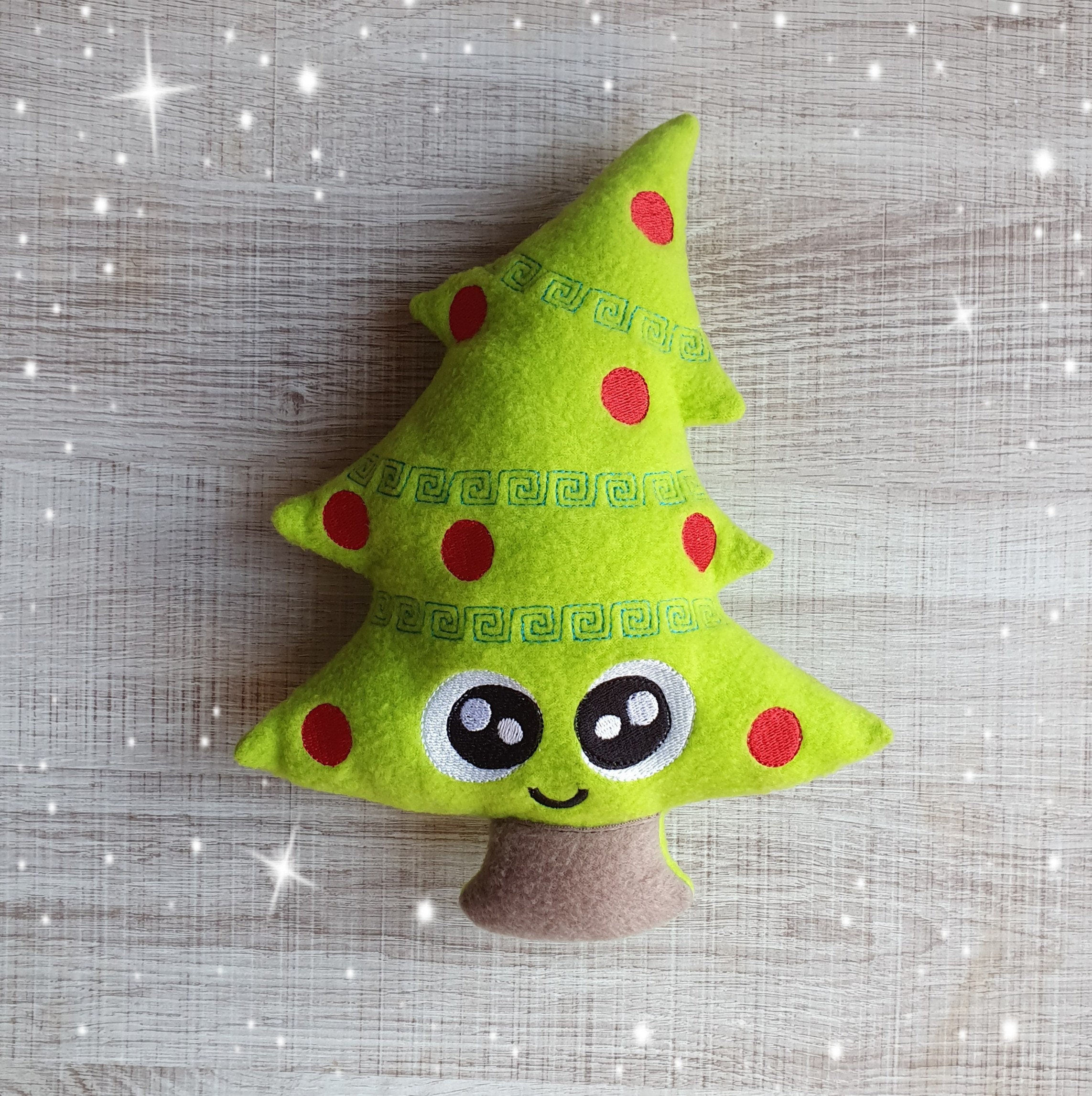 Christmas Tree Stuffie ITH Embroidery Machine Pattern - Etsy