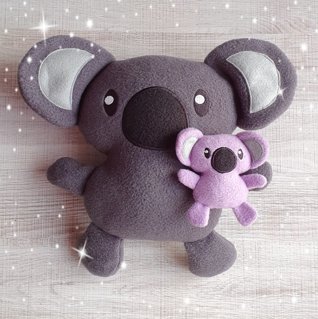 Koala Bear Stuffie ITH Embroidery Machine Pattern - Etsy