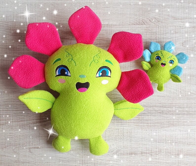 Flower Baby Daisy Stuffie ITH Embroidery Machine Pattern - Etsy