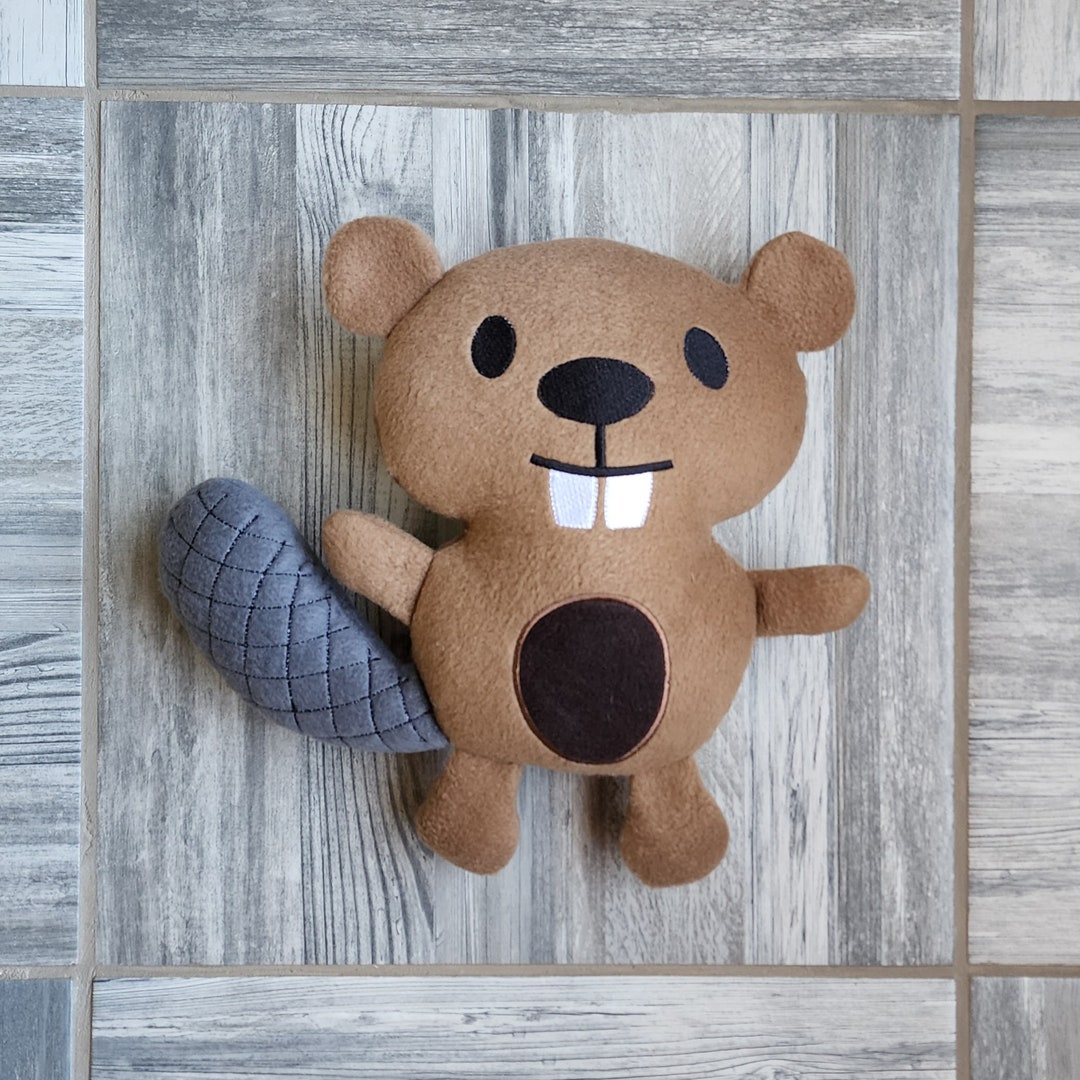 Beaver Stuffie ITH Embroidery Machine Pattern - Etsy