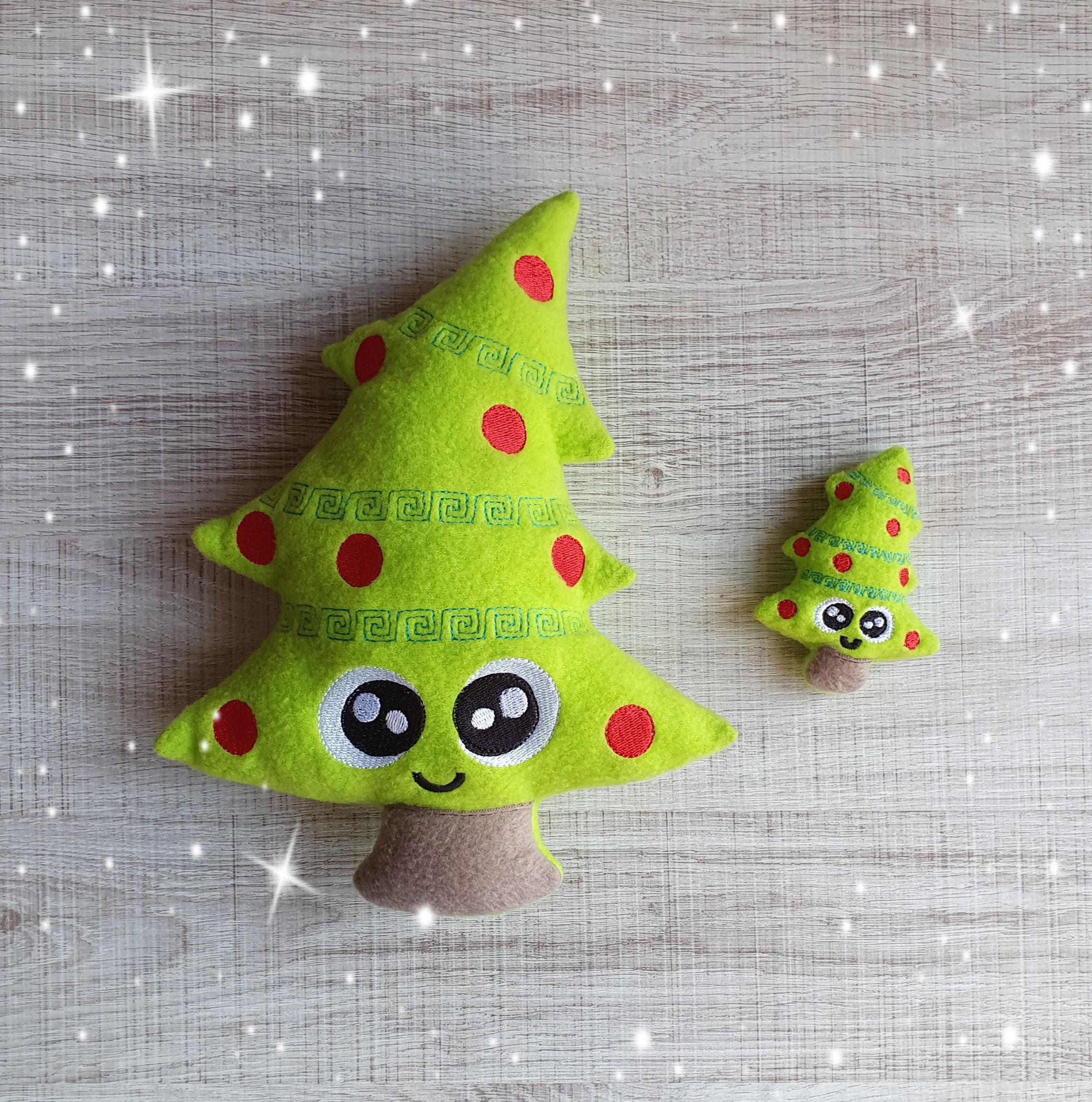 Christmas Tree Stuffie ITH Embroidery Machine Pattern - Etsy